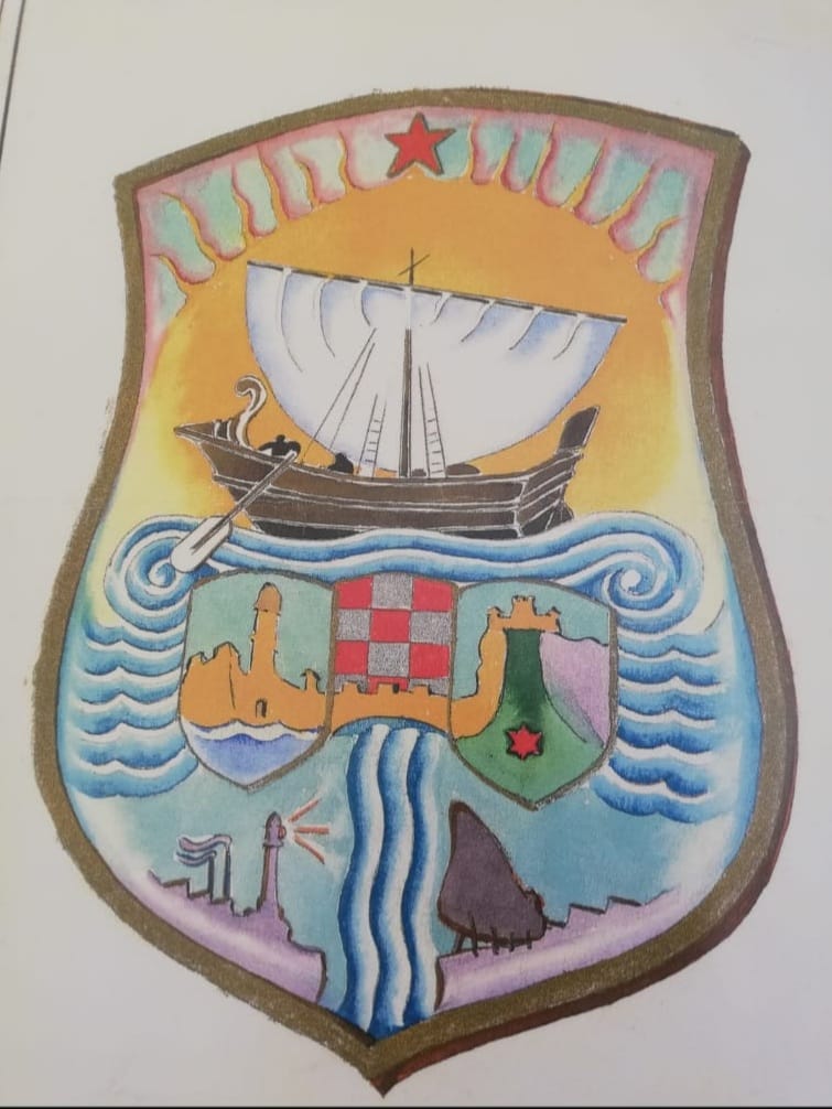 Dva prijedloga grba grada Rijeke s kojima se Remo Venucci 1967 javio na ...